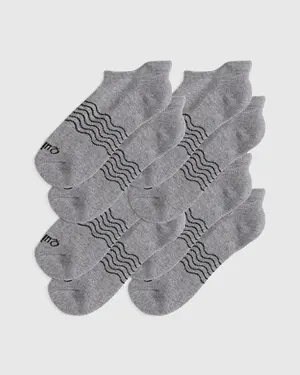 Quince Merino Ankle Socks 4-pack Grey