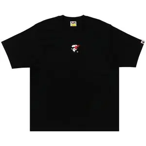 A BATHING APE Sta Ape Face Relaxed Fit Tee - Black