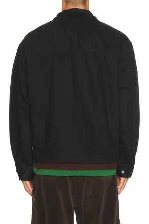 VOWELS Garment Dyed Zip Up Jacket