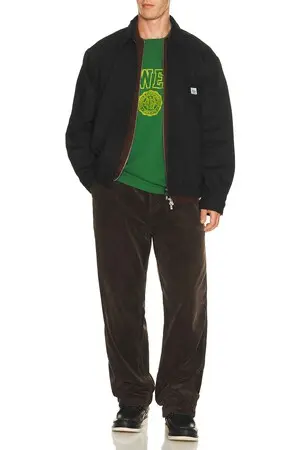 VOWELS Garment Dyed Zip Up Jacket