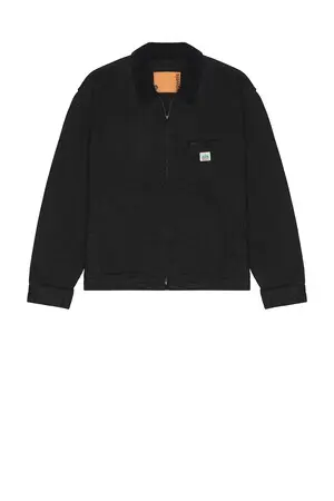 VOWELS Garment Dyed Zip Up Jacket