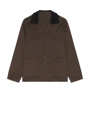 Theory 4 Button Jacket - Classic Brown