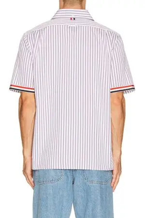 Thom Browne Straight Fit Wide University Shirt