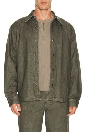 Theory Denim Overshirt - Army