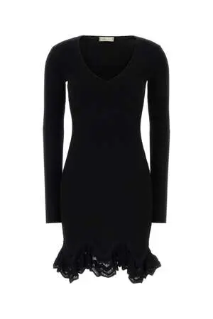 Blumarine Knit Mini Dress - Black