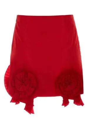 Blumarine Taffeta Mini Skirt
