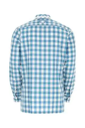Prada Embroidered Poplin Shirt