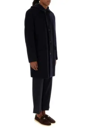 Prada Midnight Wool Blend Coat