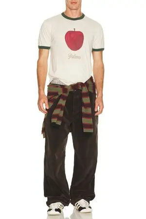 PALMES Apple Ringer Tee Shirt In White
