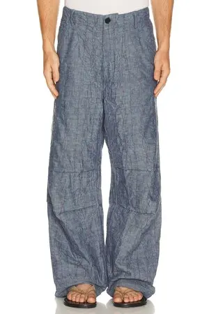 KARDO Abeer Pant In Green - Chambray