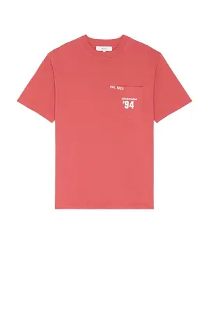 PALMES Forever Pocket Tee Shirt - Red