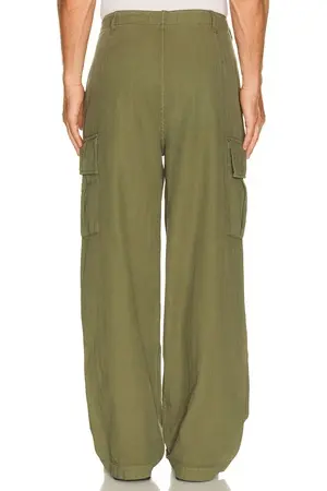 PALMES Herringbone Cargo Trousers