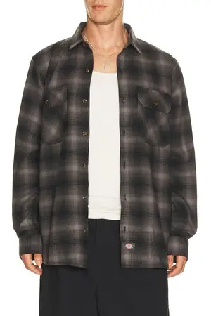 Dickies Long Sleeve Flannel Work Shirt