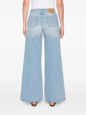 Ermanno Scervino Embroidered Denim Jeans