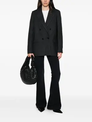 Closed Double-breasted Blazer Jacket