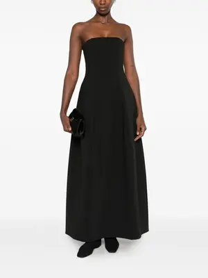 TOTEME Balloon Strapless Dress - Black