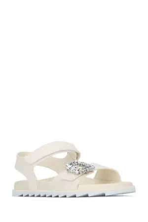 ROGER VIVIER Slidy Viv Strass Sandal 25 - Multicolor