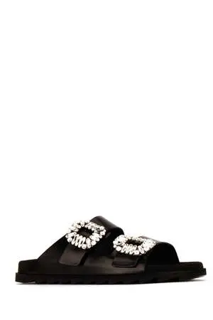 ROGER VIVIER Slidy Viv Strass Buckle