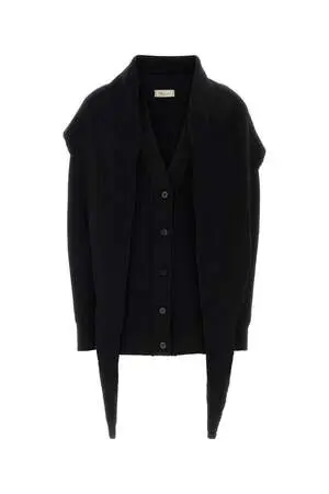 Blumarine Wool Cardigan - Black