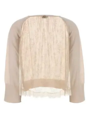Blumarine Sand Wool Sweater