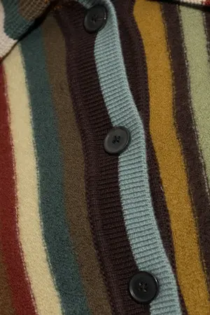 Paul Smith Wool Cardigan With Collar