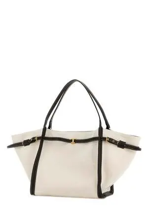 TOD'S Canvas Medium Shopping Bag