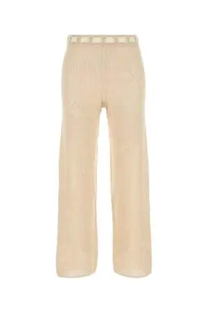 BODE Beige Crochet Pant - Brown