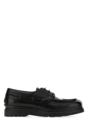 TOD'S Leather Loafers - Black