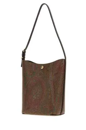 Etro Printed Canvas Shoulder Bag - Multicolor