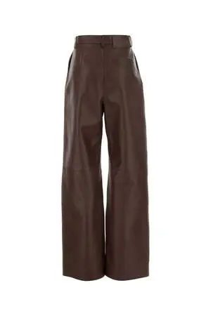 Loewe Chocolate Nappa Leather Pant