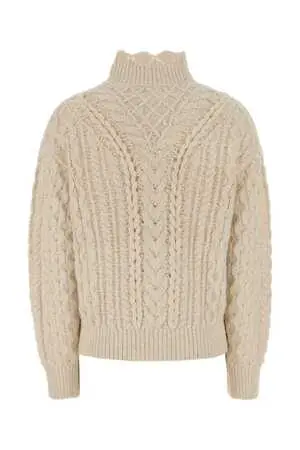 Isabel Marant Étoile Ivory Cotton Blend Bolinea Sweater