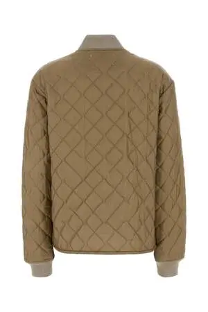 MAISON MARGIELA Beige Nylon Bomber Jacket - Brown