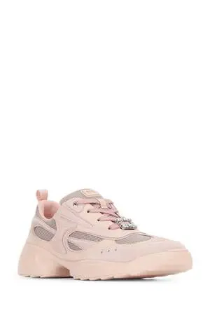 ROGER VIVIER Viv On The Run Mini Strass Lace-up