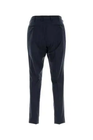 Brioni Navy Stretch Wool Pant