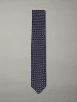 Calvin Klein Indigo Houndstooth Tie