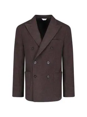 Boglioli Wool-cashmere Tailored Jacket - Brown