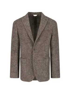 Boglioli Wool Herringbone Blazer