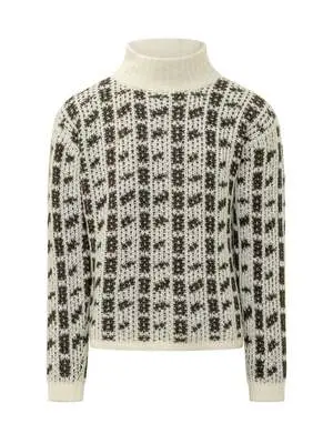 RAKKI Jacquard Pullover Sweater - Bco Ciocc