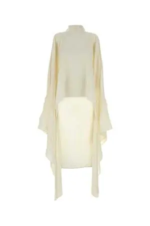 TALLER MARMO Agadez Blouse In Ivory Cady - White