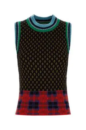 Dries Van Noten Embroidered Wool-blend Temi Vest - Printed