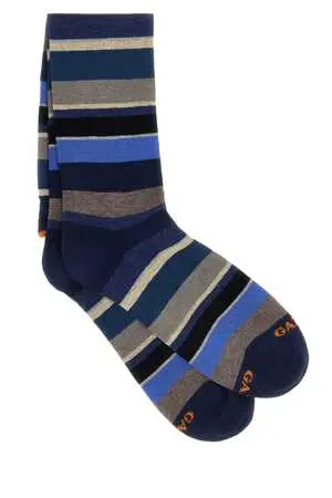 GALLO Gallo Multicolor Stretch Cotton Blend Mini Socks For Men