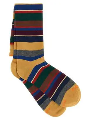 GALLO Gallo Multicolor Stretch Cotton Blend Mini Socks For Men