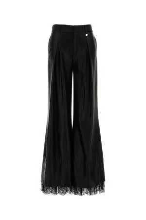 Giuseppe Di Morabito Lace-hem Pants - Black
