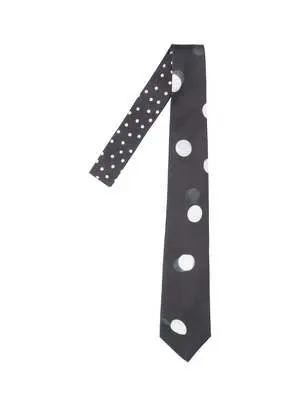 Paul Smith Polka Dot Silk Tie - Black