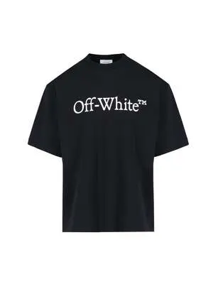 Off-White Big Bookish T-shirt Relaxed Fit Size - Black