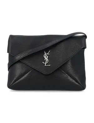 Saint Laurent Grain Leather Envelope Crossbody Bag