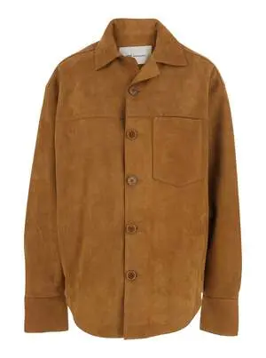 AMI Paris Suede Oversize Shirt