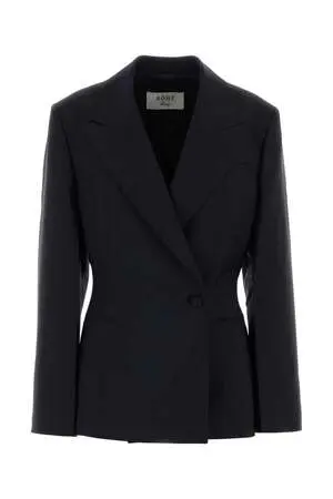 RÓHE Wool-mohair Blend Blazer - Blue