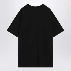 Givenchy Crewneck T-shirt With Logo Patch On The Front In Cotton