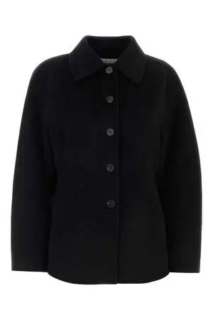 RÓHE Wool Blend Jacket With Cashmere - Black